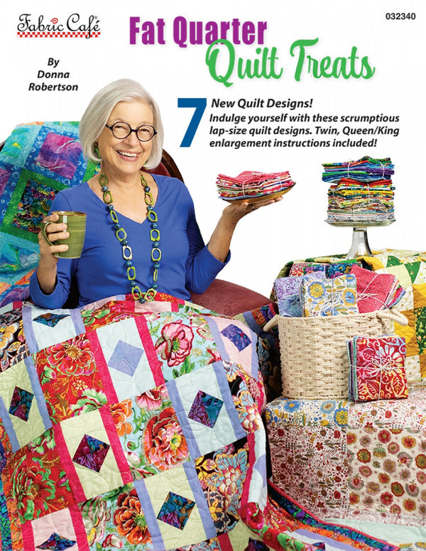 Fat Quarter Quilt Treats by Fabric Cafe-7 Quilt Designs from Fat Quart ...