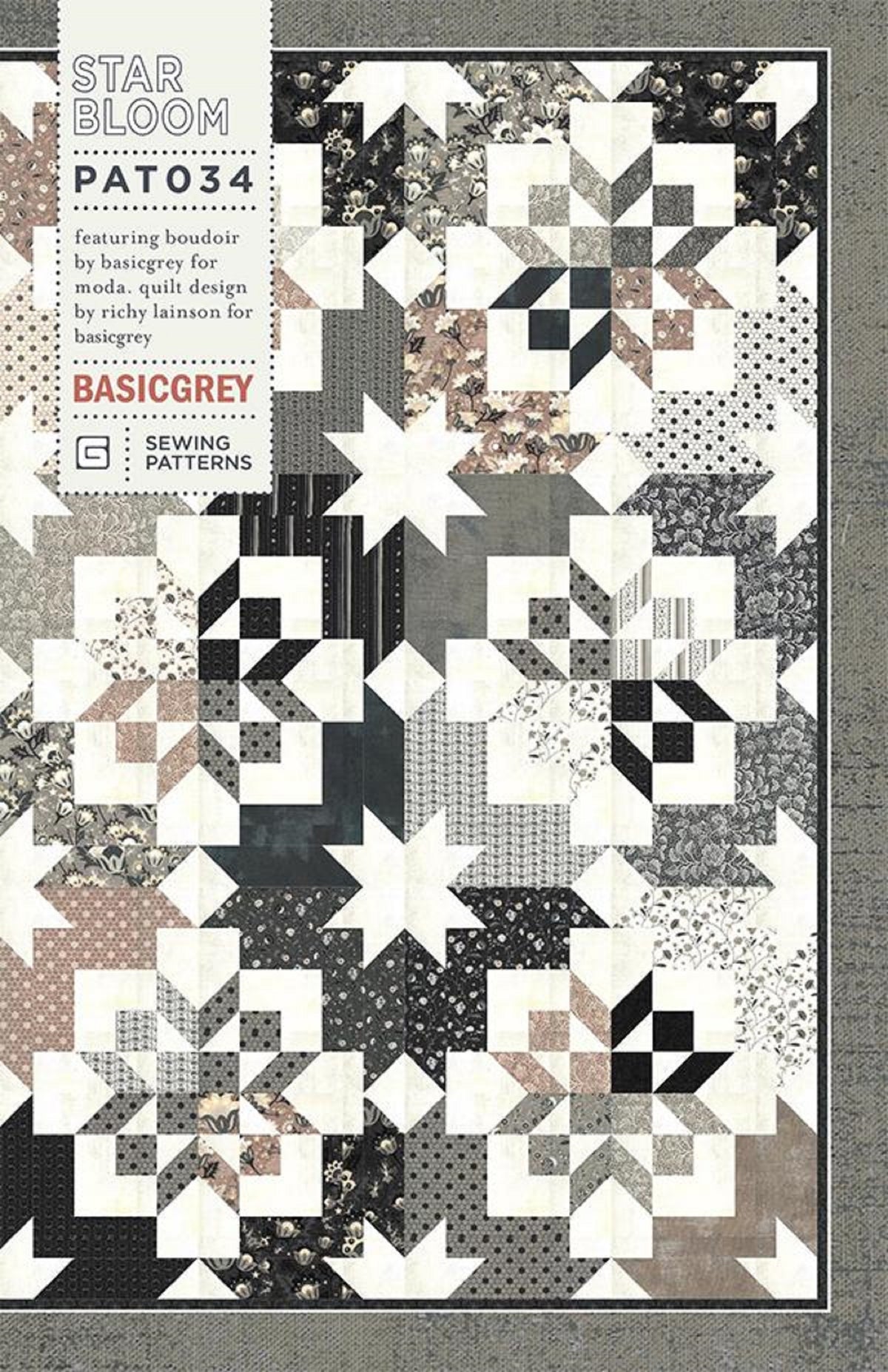 Star Bloom Quilt Pattern by Basic Grey
